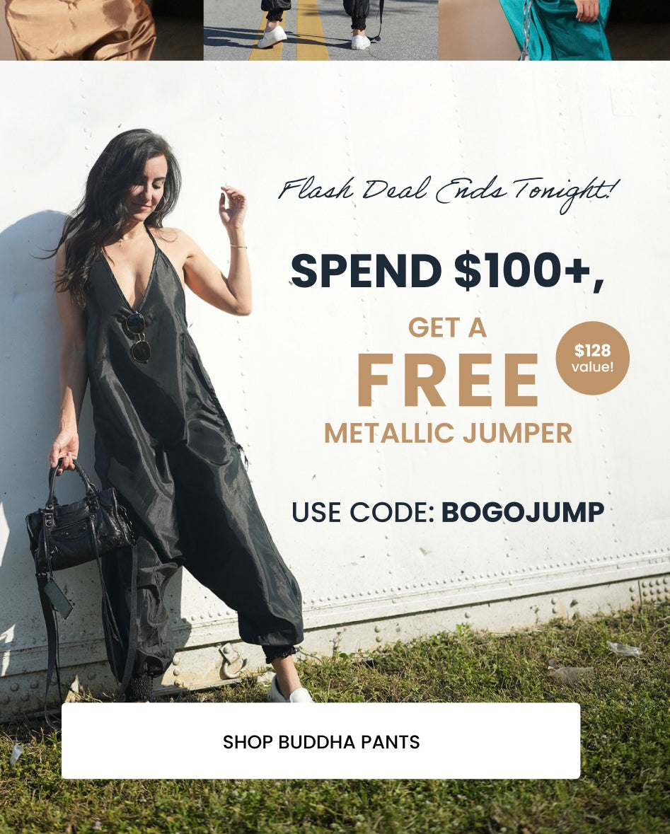 Metallic Savannah Jumpers | Gold Jumper | Shiny Metallic Jumpsuit