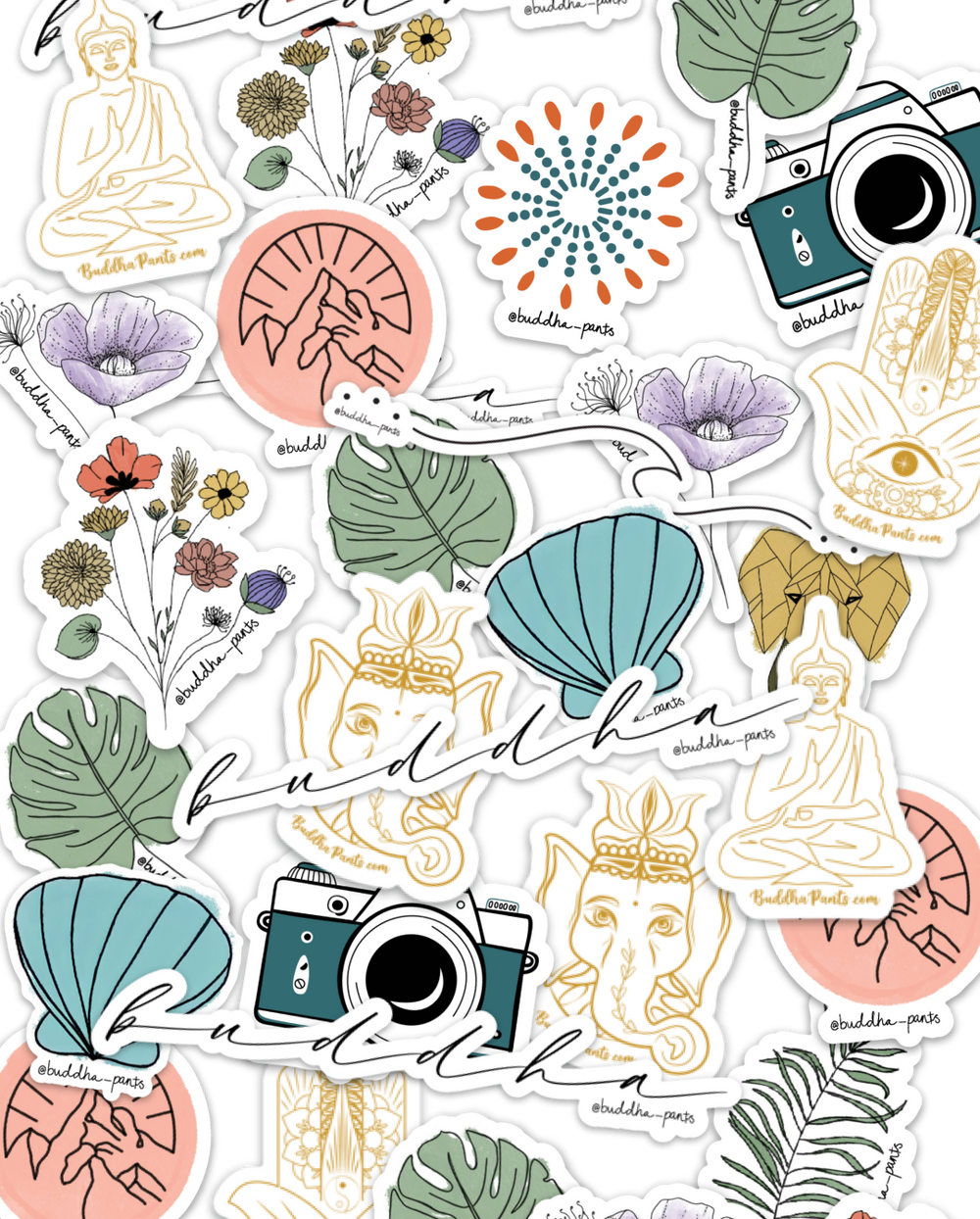 FREE Sticker Pack | Buddha Pants | Harem Pants