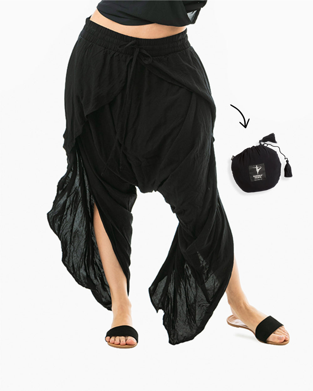 Flap Pants by Buddha Pants® | Open Leg Beach Pants