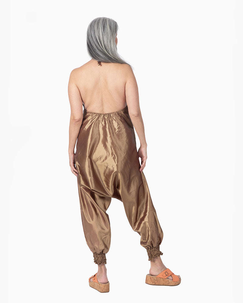 Metallic Savannah Jumpers | Gold Jumper | Shiny Metallic Jumpsuit