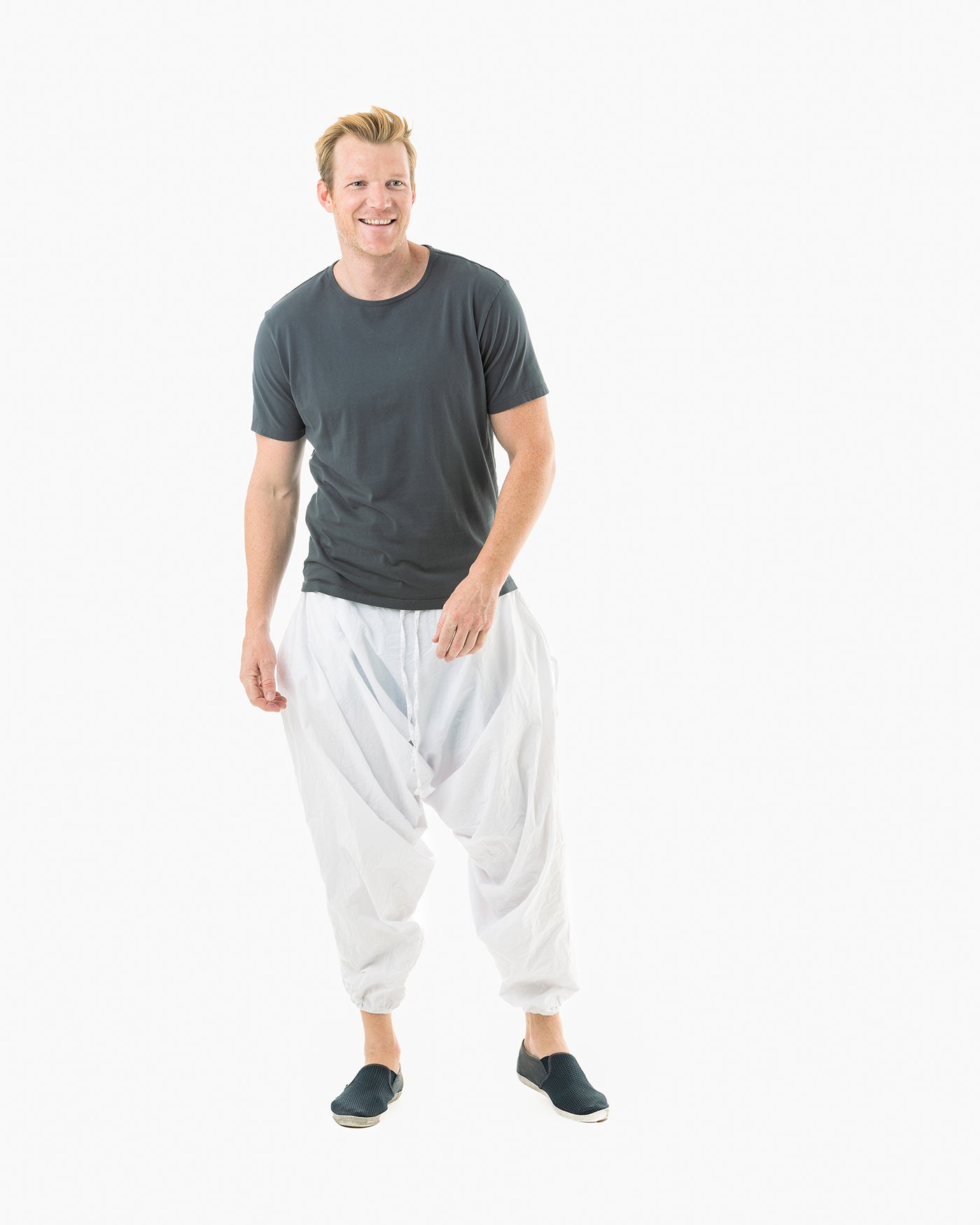 Kundalini Pants | White Harem Pants by Buddha Pants® WITH POCKETS!