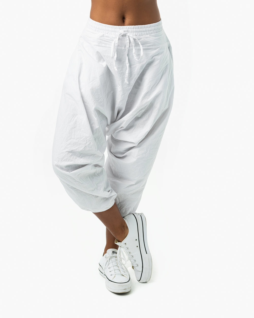 Kundalini Pants | White Harem Pants by Buddha Pants® WITH POCKETS!