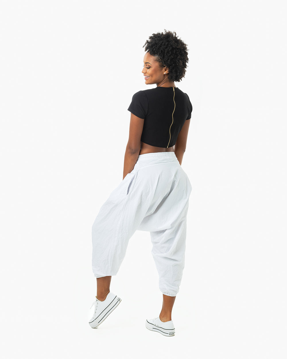 Kundalini Pants | White Harem Pants by Buddha Pants® WITH POCKETS!